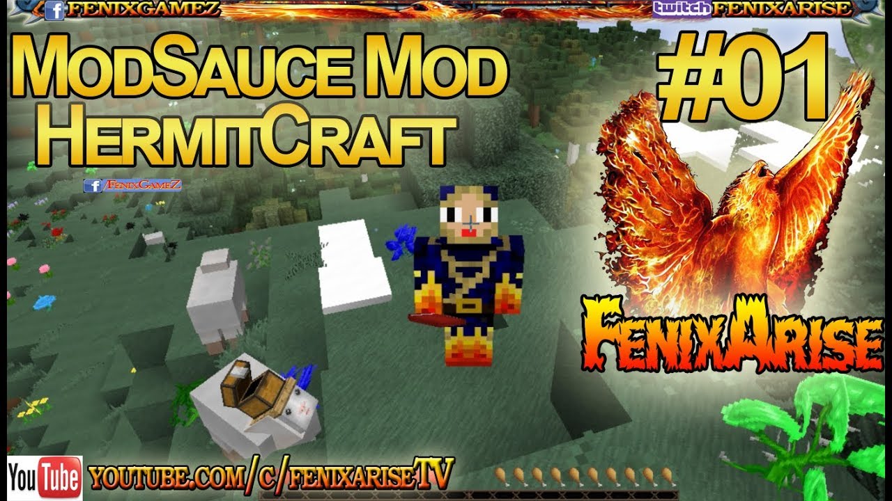 Minecraft Mods - Mod Sauce2 Ep. 01 - Find a Spawn Base & Tinker’s Tools ...
