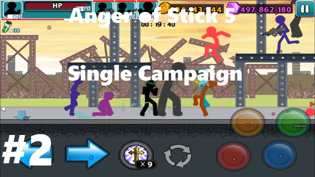 Anger of Stick 5 Gameplay - Part 2 - Single Campaign - Chapter 2: Devil ...