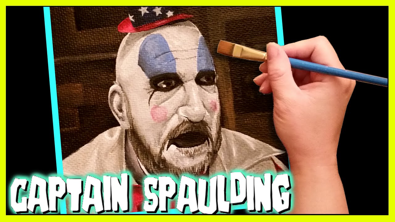 How I PAINT CAPTAIN SPAULDING!!! - YouTube