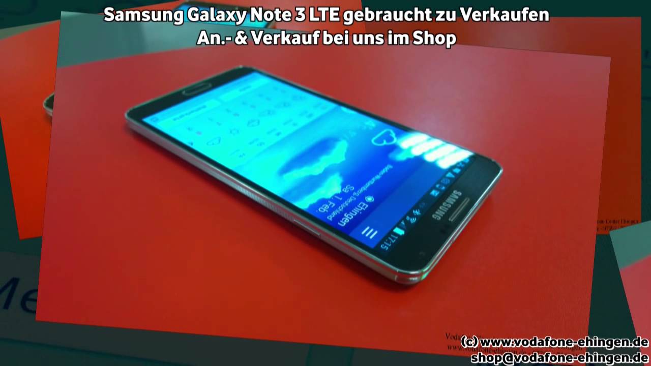 Samsung Galaxy Note 3 LTE gebraucht zu Verkaufen - YouTube