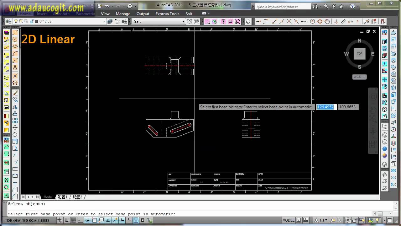 Automatic Dimensioning (an AutoCAD Plug-in) - YouTube