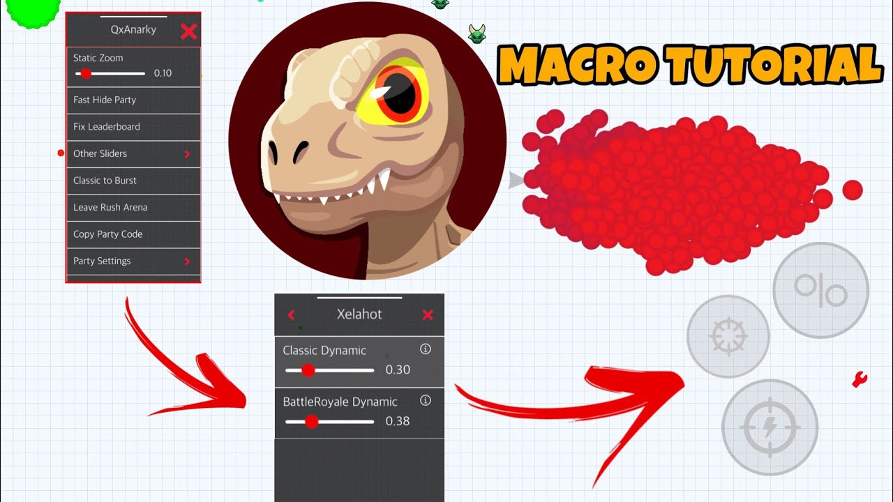 NEW MACRO TUTORIAL - ZOOM HACK AND MACRO MENU (AGAR.IO MOBILE) - YouTube