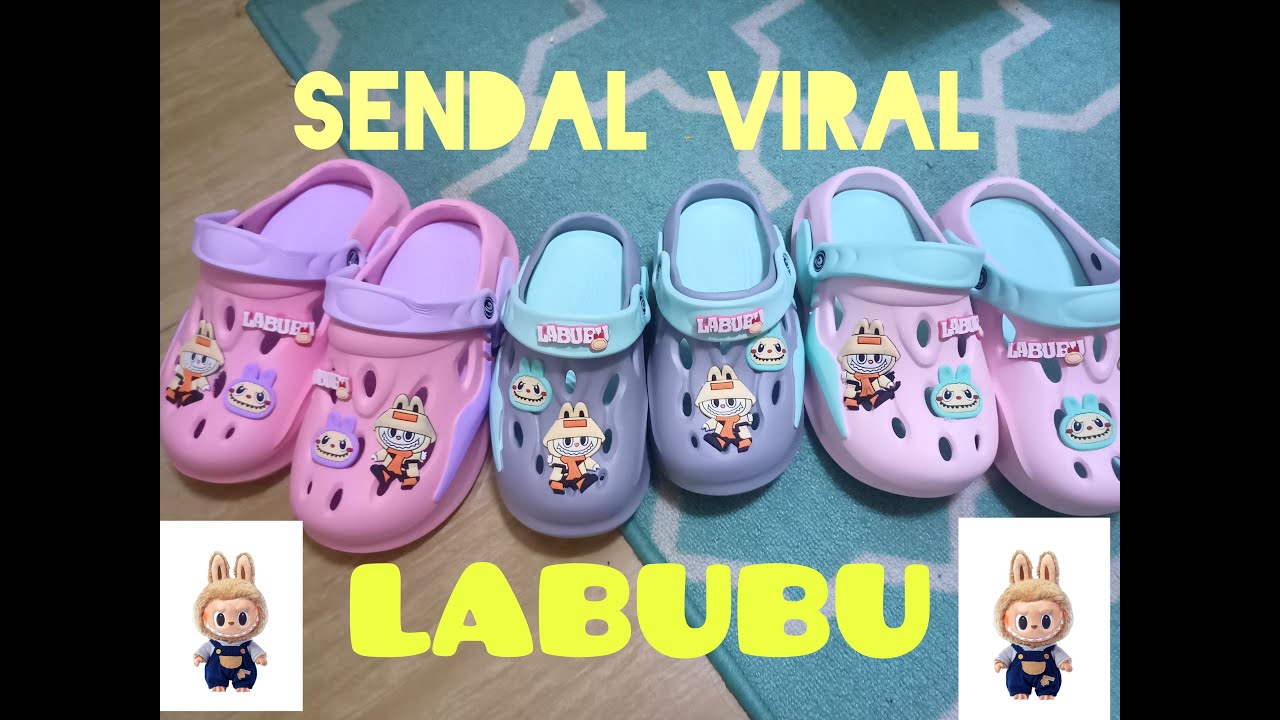 Unboxing sendal labubu Kaka nay Kaka mecca dan aa, gimana ya rekasinya ...