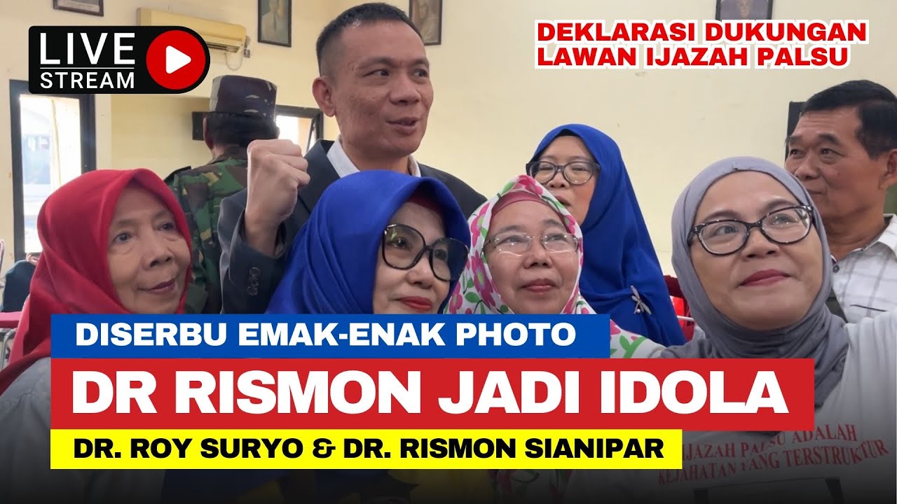 🔴 Momen Kedatangan Dr. Rismon Sianipar dan Roy Suryo Jadi Target Foto ...