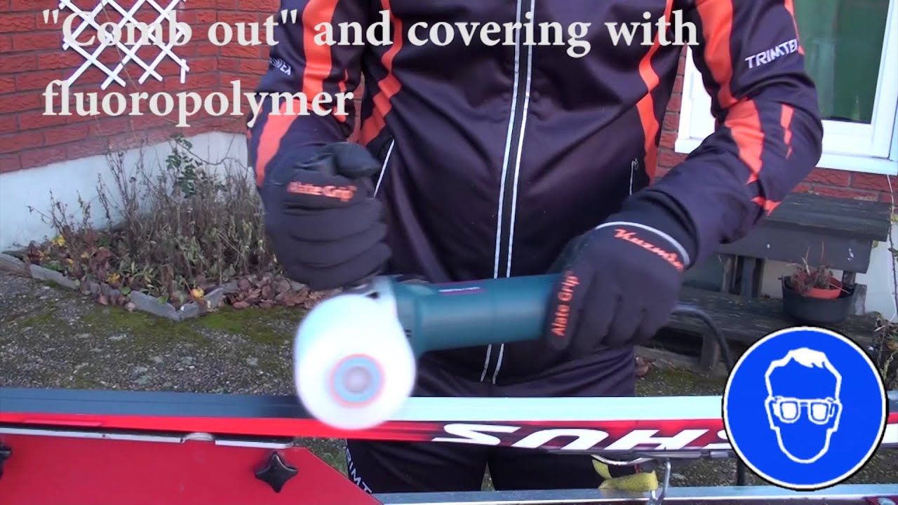 Preparation of Zero skis with FP Brush - YouTube