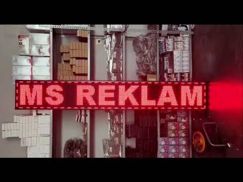 32x224 Led Tabela - Kayan Yazı - Işıklı Tabela