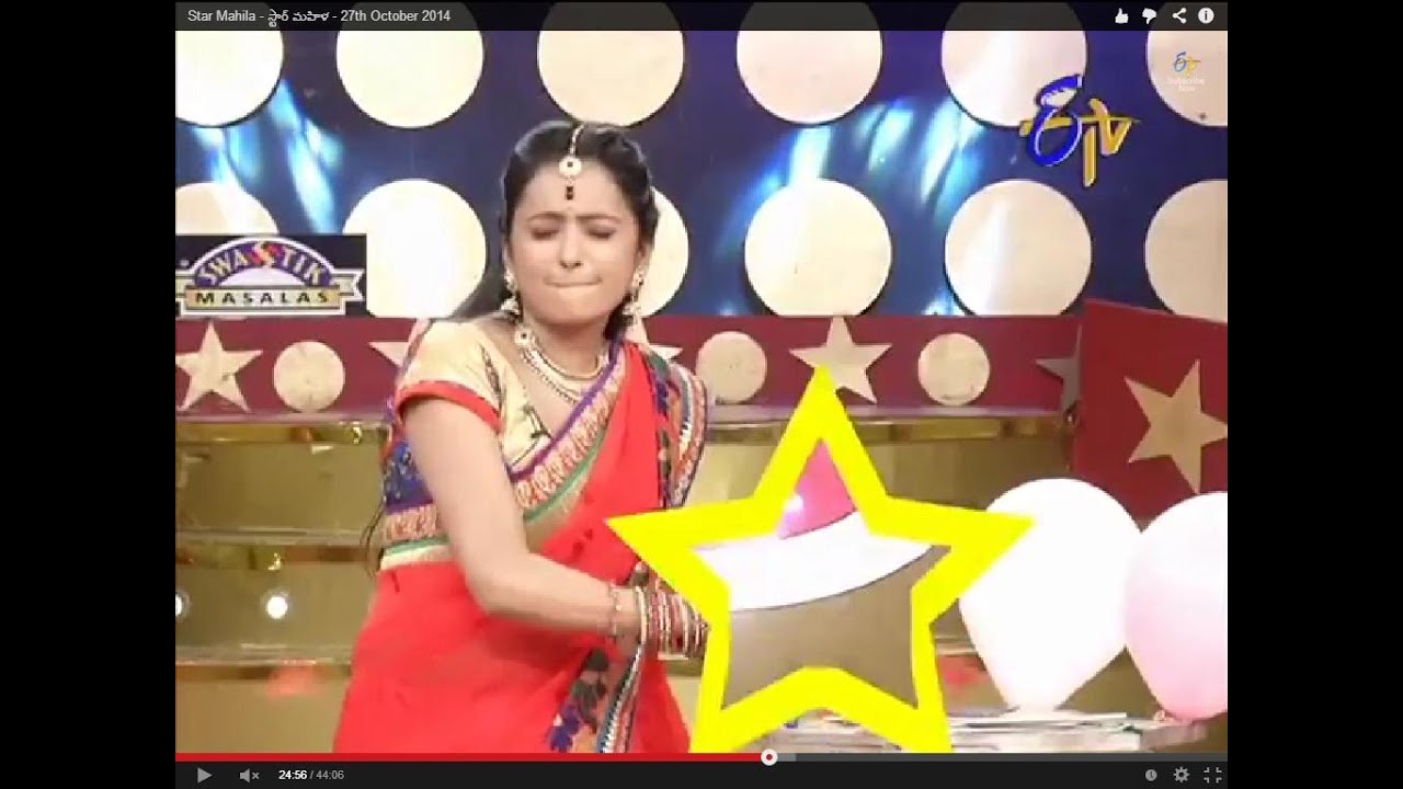 Star Mahila - స్టార్ మహిళ - 27th October 2014 - YouTube