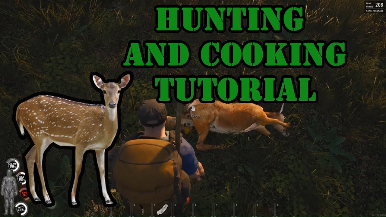 SCUM Tutorial Hunting Tutorial with spear and cooking - YouTube