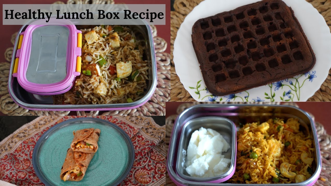 4 Amazing Healthy Lunch Box Recipe | Try these easy and tasty lunch box ...