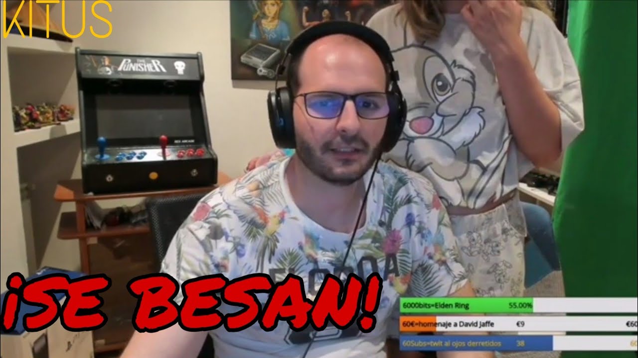 SASEL BESA A SU NOVIA EN LA BOCA EN DIRECTO - YouTube