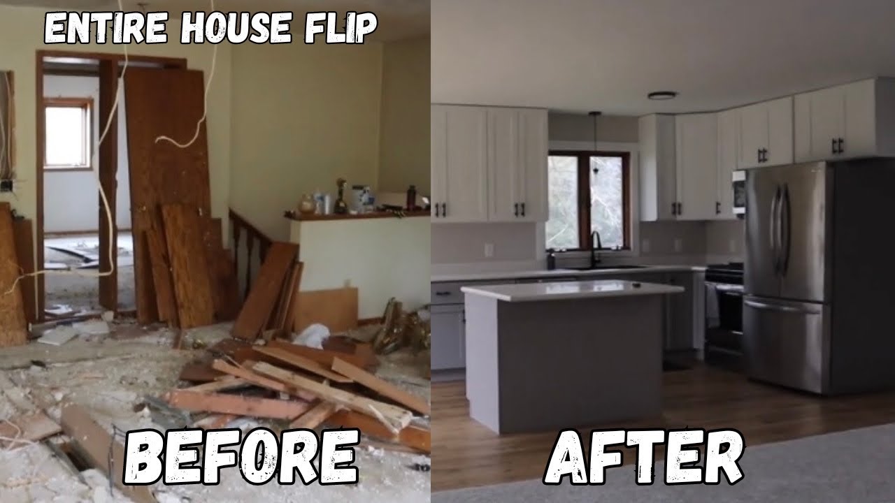 Our First Complete Before & After House Flip at 21 Years Old I Entire ...
