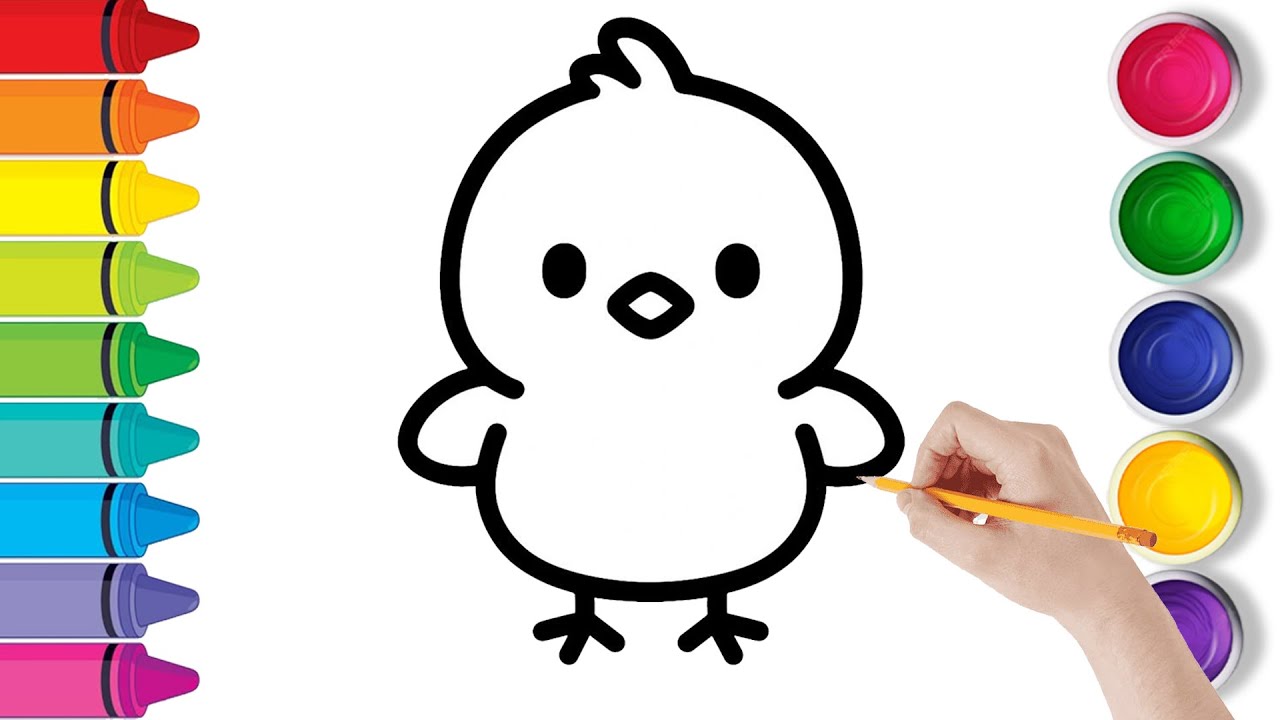 Draw a Cute Chick Step-by-Step! 🐣 Fun & Easy Tutorial - YouTube