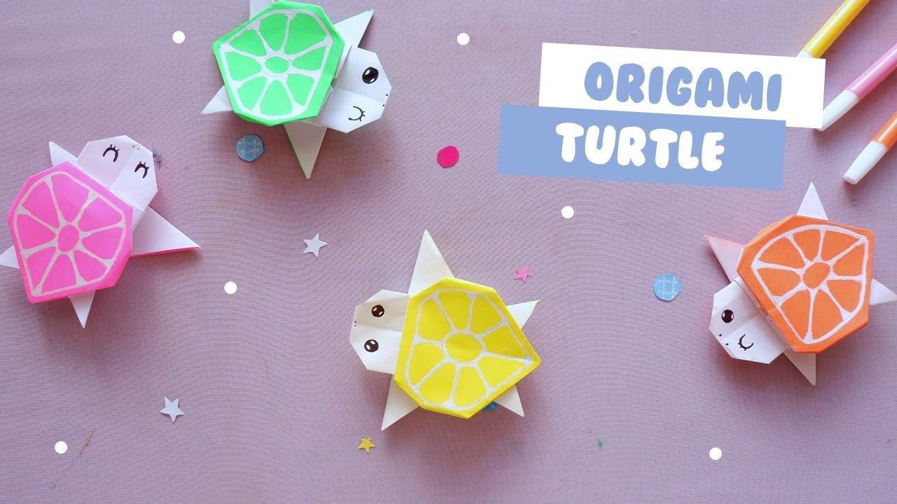 Origami Kura kura | Easy Origami Paper Turtle - YouTube