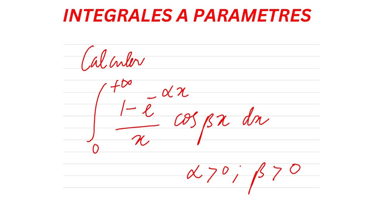 Intégrales avec paramètres et utilisation de la formule de Leibniz ...