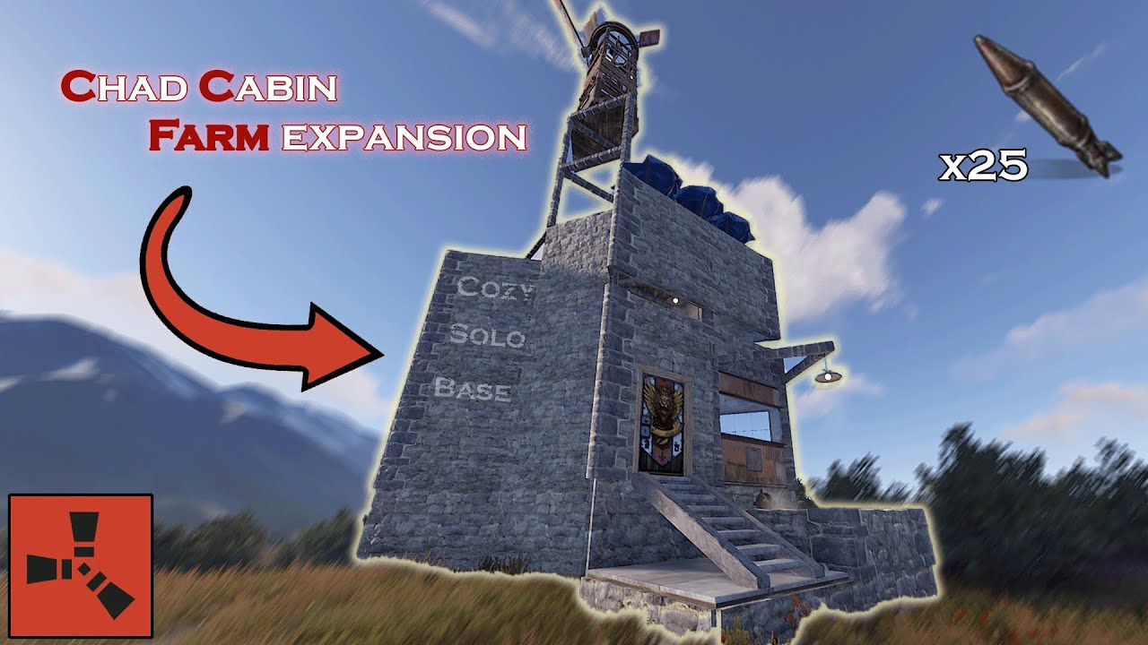 "Chad Cabin Farm Expansion" - Rust Cozy solo/duo base design 2024 - YouTube