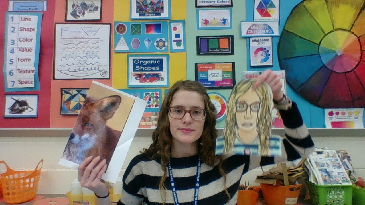 5th Tissue Paper Portrait Background! by Britt Olson - YouTube