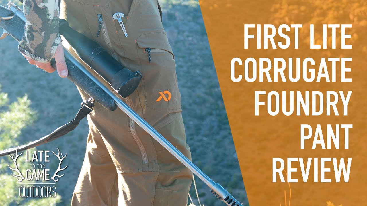 First Lite Foundry | Corrugate Pants Review - YouTube