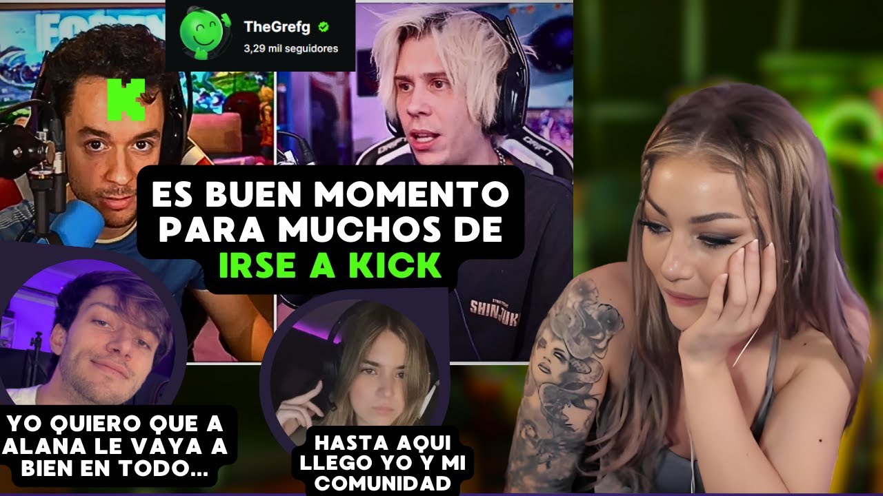 THEGREFG a UN PASO de IRSE a KICK y RUBIUS alienta a streamers pequeños ...