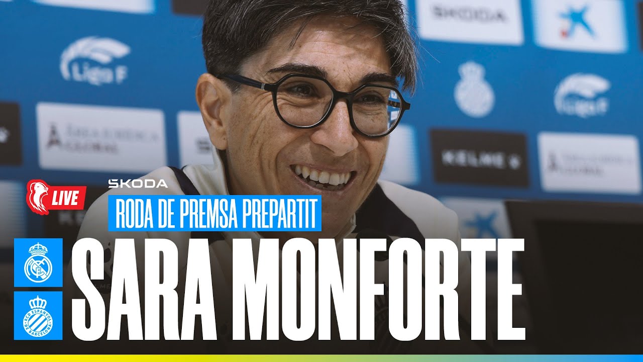 🔴 LIVE | 🎥 Roda de premsa de Sara Monforte prèvia al Real Madrid 🆚 ...