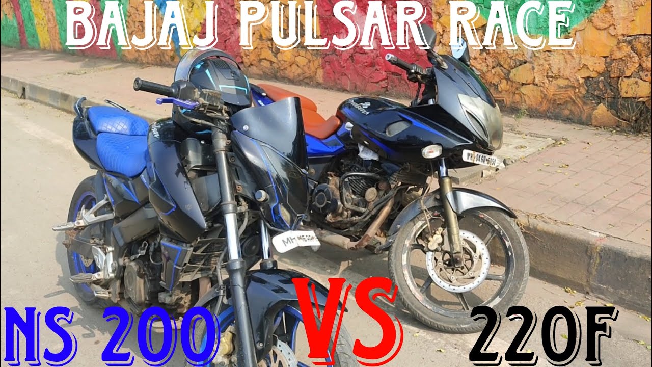 PULSAR NS 200 VS PULSAR 220F | DRAG RACE | TRAFFIC RACE | MH03 RIDER # ...