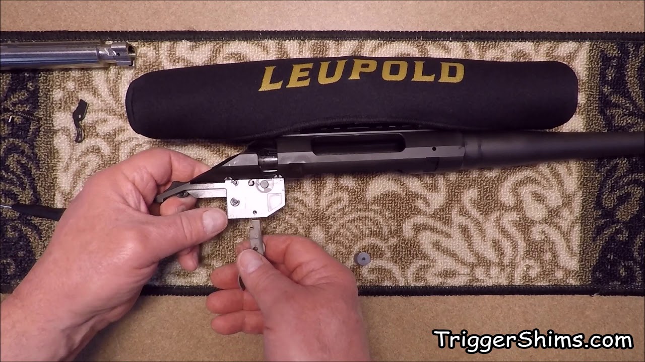 Ruger American Rifle .450 Bushmaster Trigger Shim Installation - YouTube