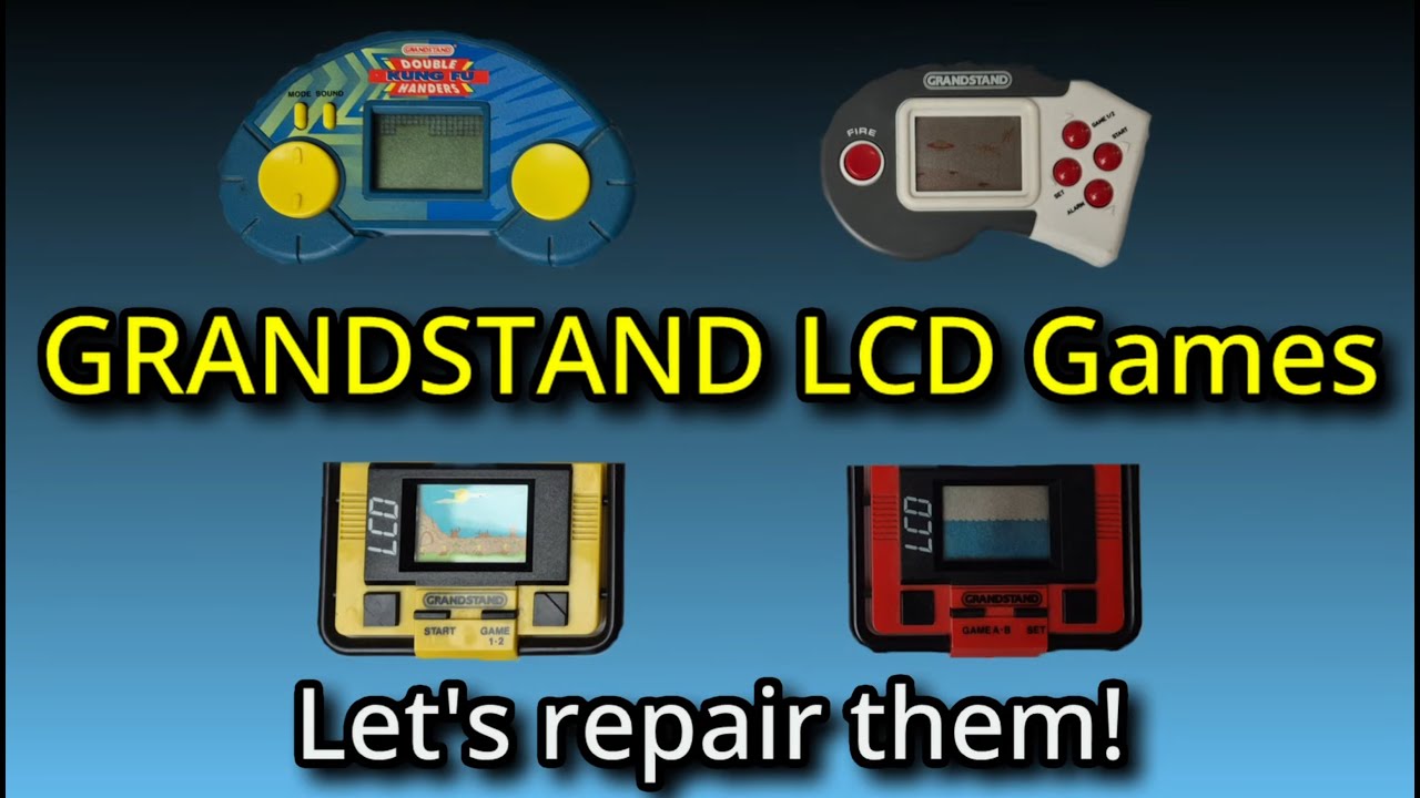 PART 1 - Fixing RETRO Grandstand LCD games - YouTube