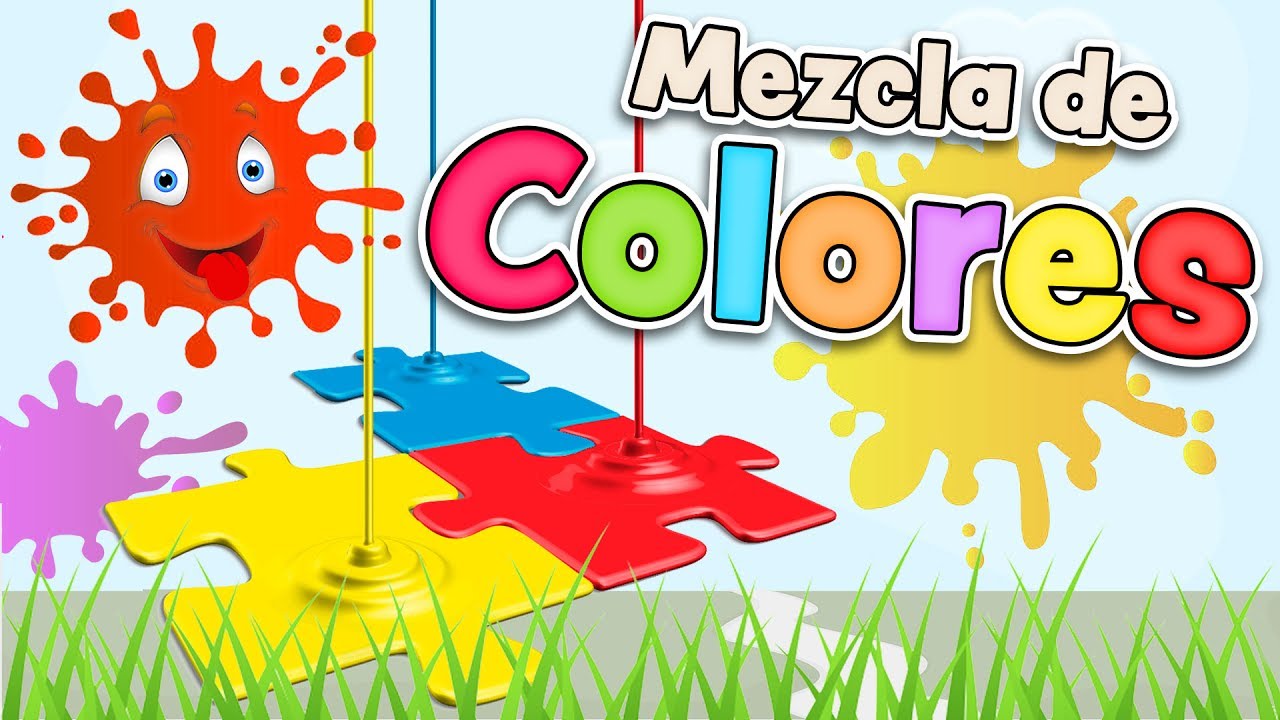 Mezcla de COLORES en Español para niños - YouTube