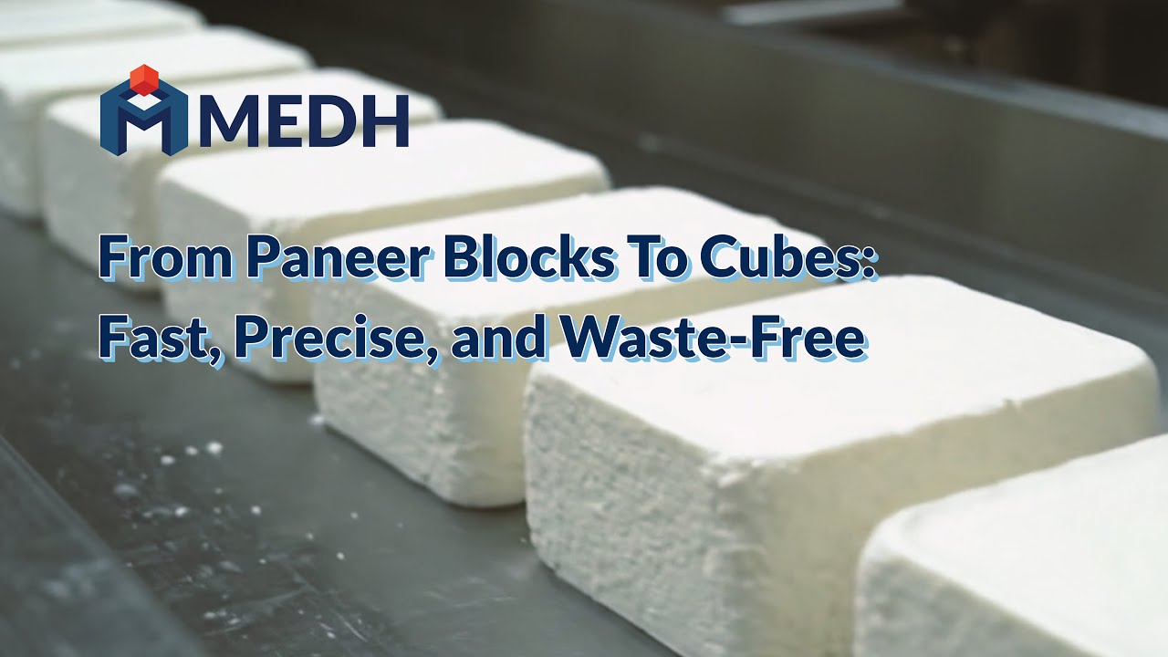From Paneer Blocks To Cubes:Fast, Precise, and Waste-Free - YouTube