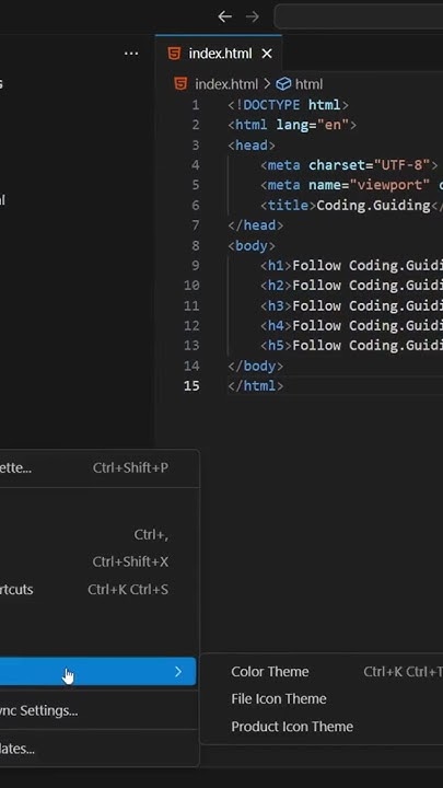How to Change VS Code Color Theme | Make Your Editor Look Awesome! 🎨 # ...
