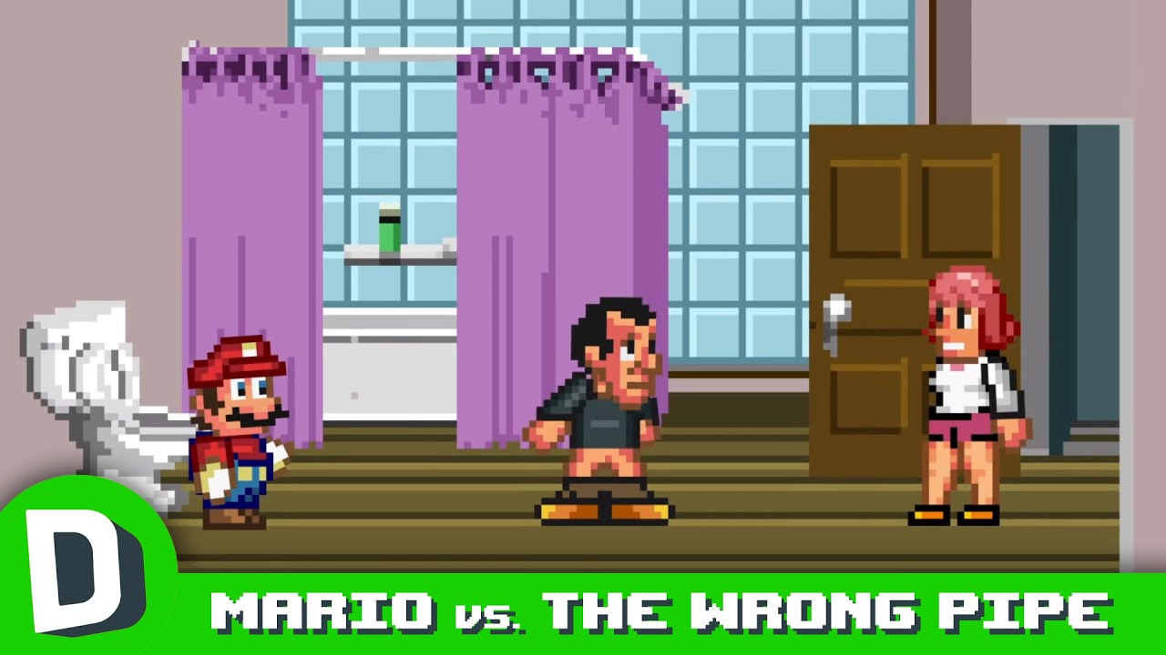 Mario Chose the Wrong Pipe - YouTube