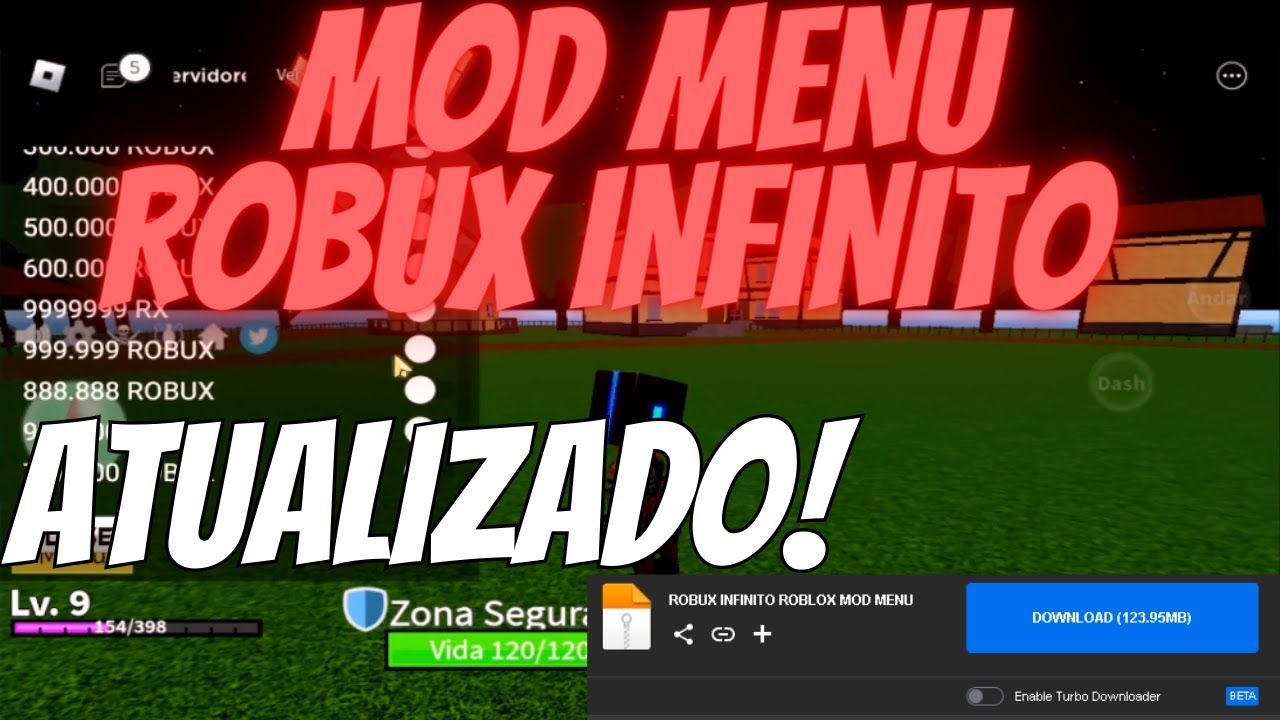 Rubux Infinito no ROBLOX! com Mod Menu ROBUX INFINITO 2023! - YouTube