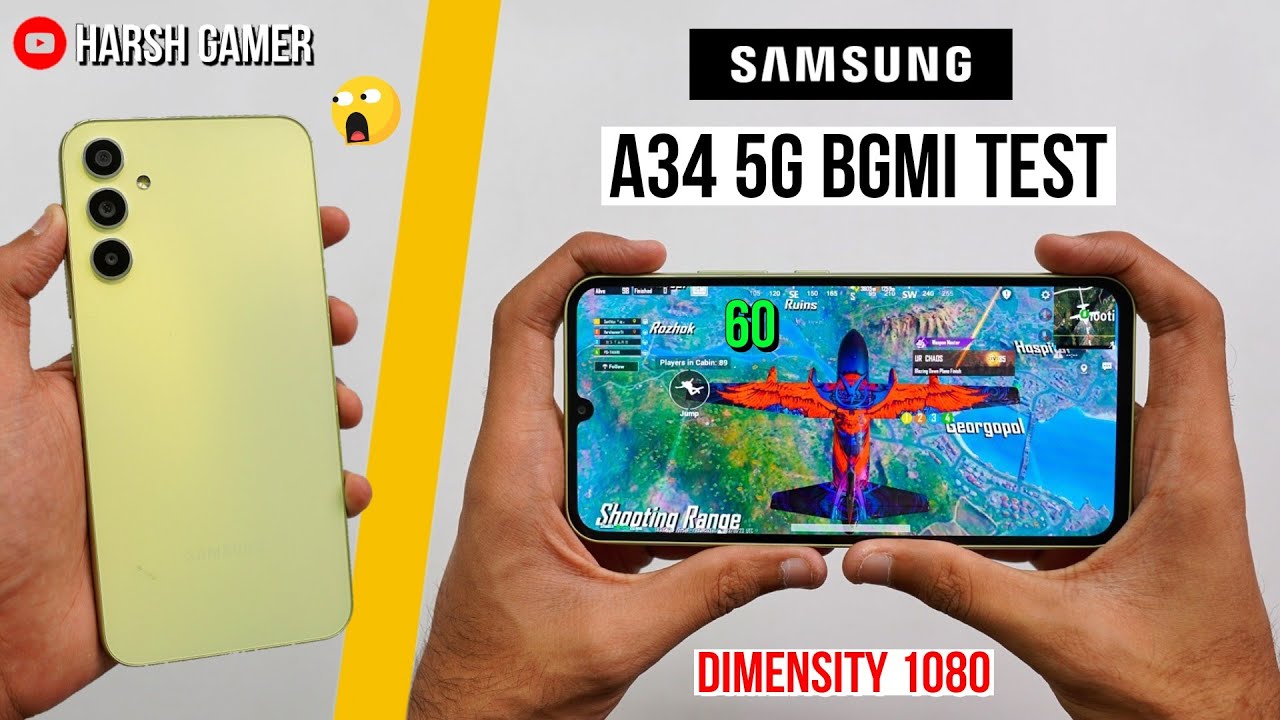 Samsung A34 5G Pubg Test, Heating and Battery Test | Disappointed 😞 ...