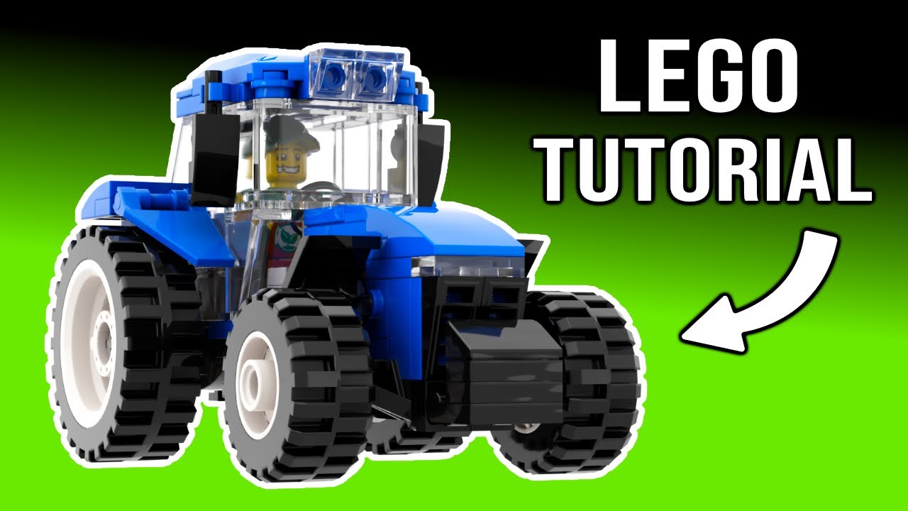 How to build a Lego Tractor - MOC Tutorial - YouTube