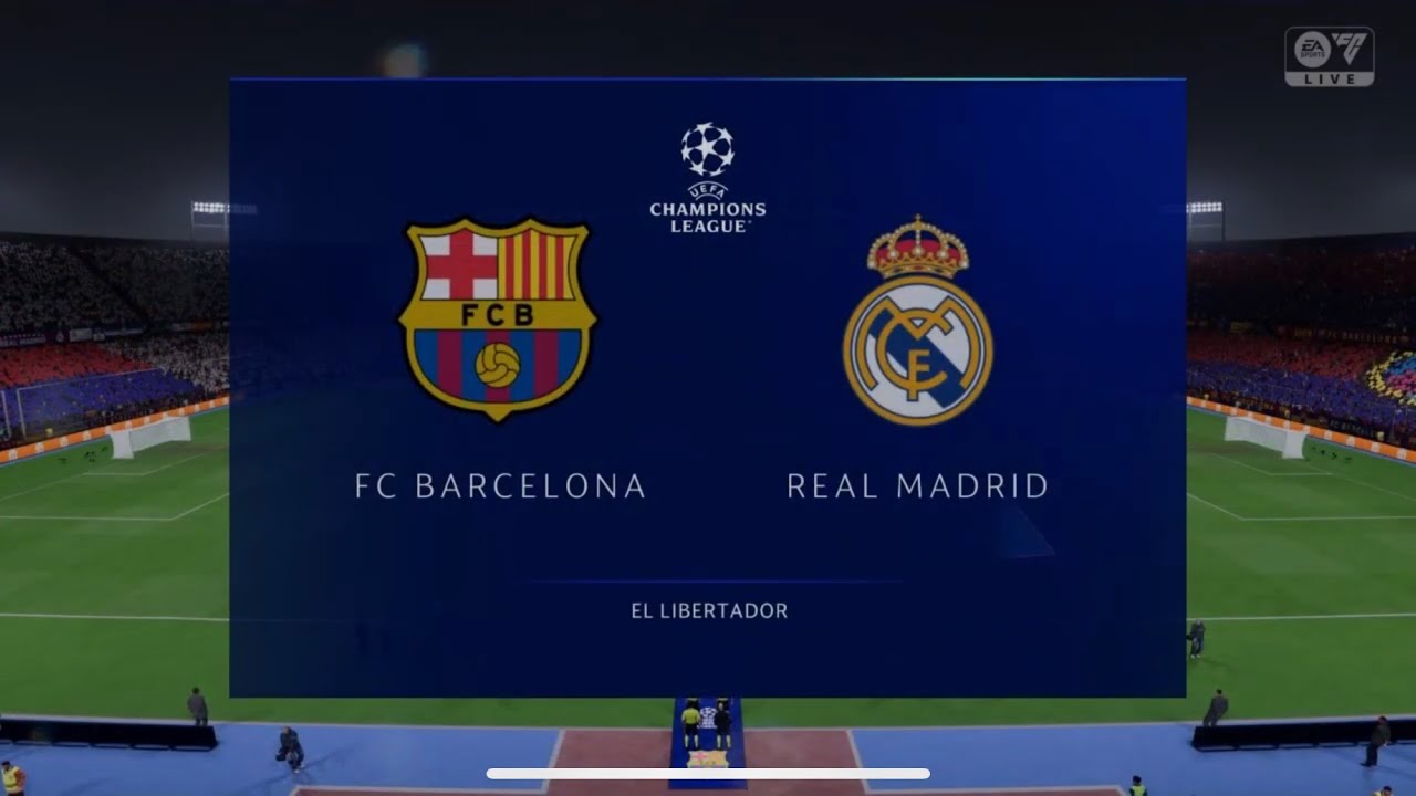 FC BARCELONA Vs REAL MADRID | UCL Qtr Final Highlights Leg 1 - YouTube