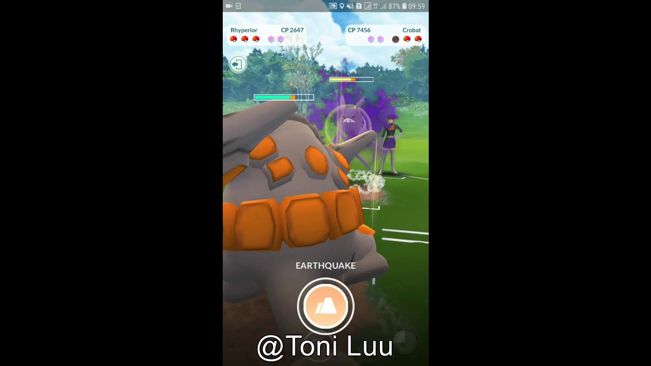 Battle and Catch Shadow Golbat in Pokemon Go - YouTube