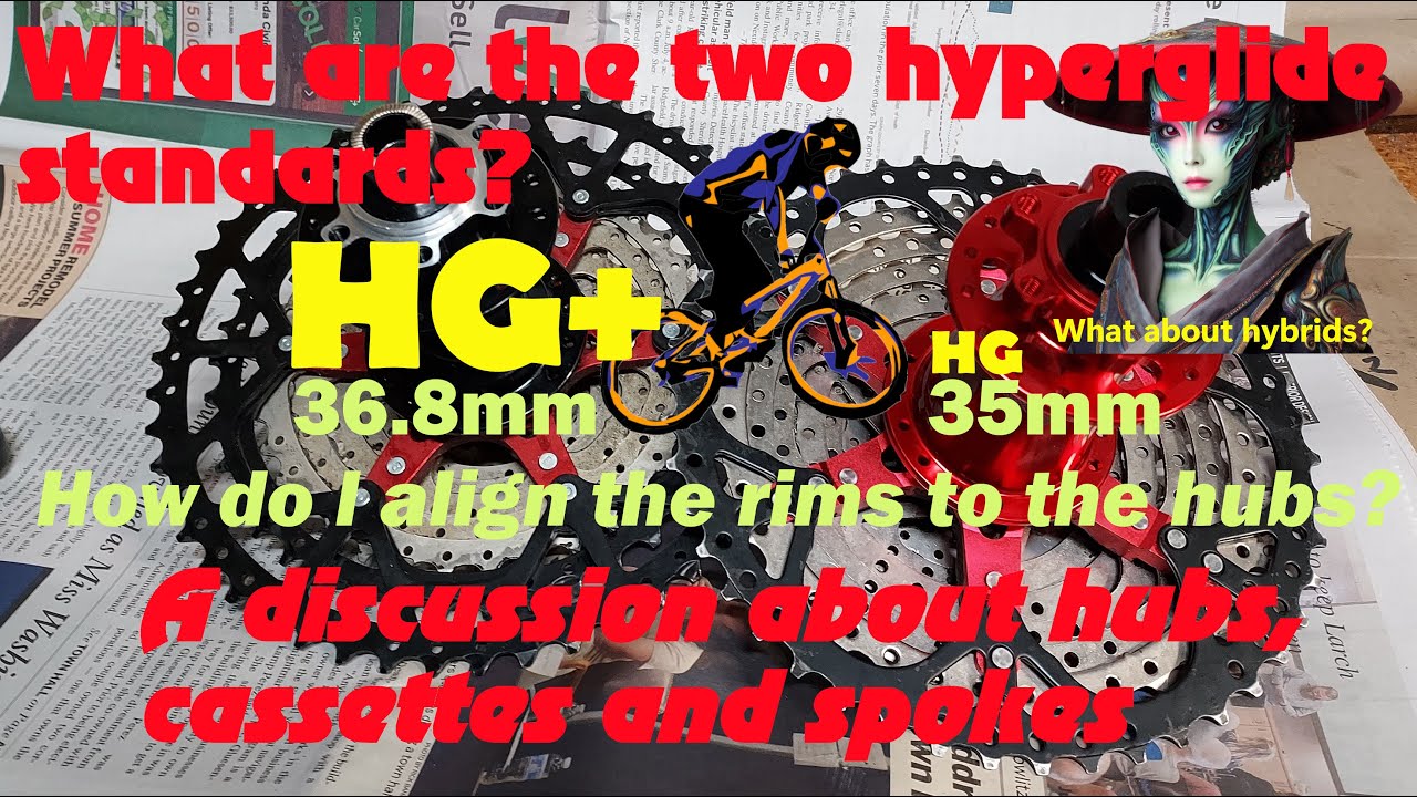 The two Shimano Hyperglide hubs and cassette standards - YouTube