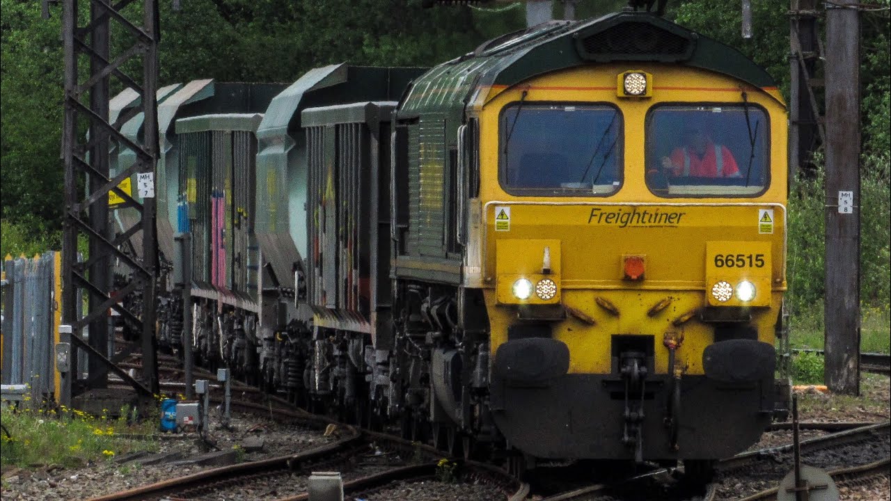 Freightliner 66515 Crewe Basford Hall - Guide Bridge Yard + A Bonus ...