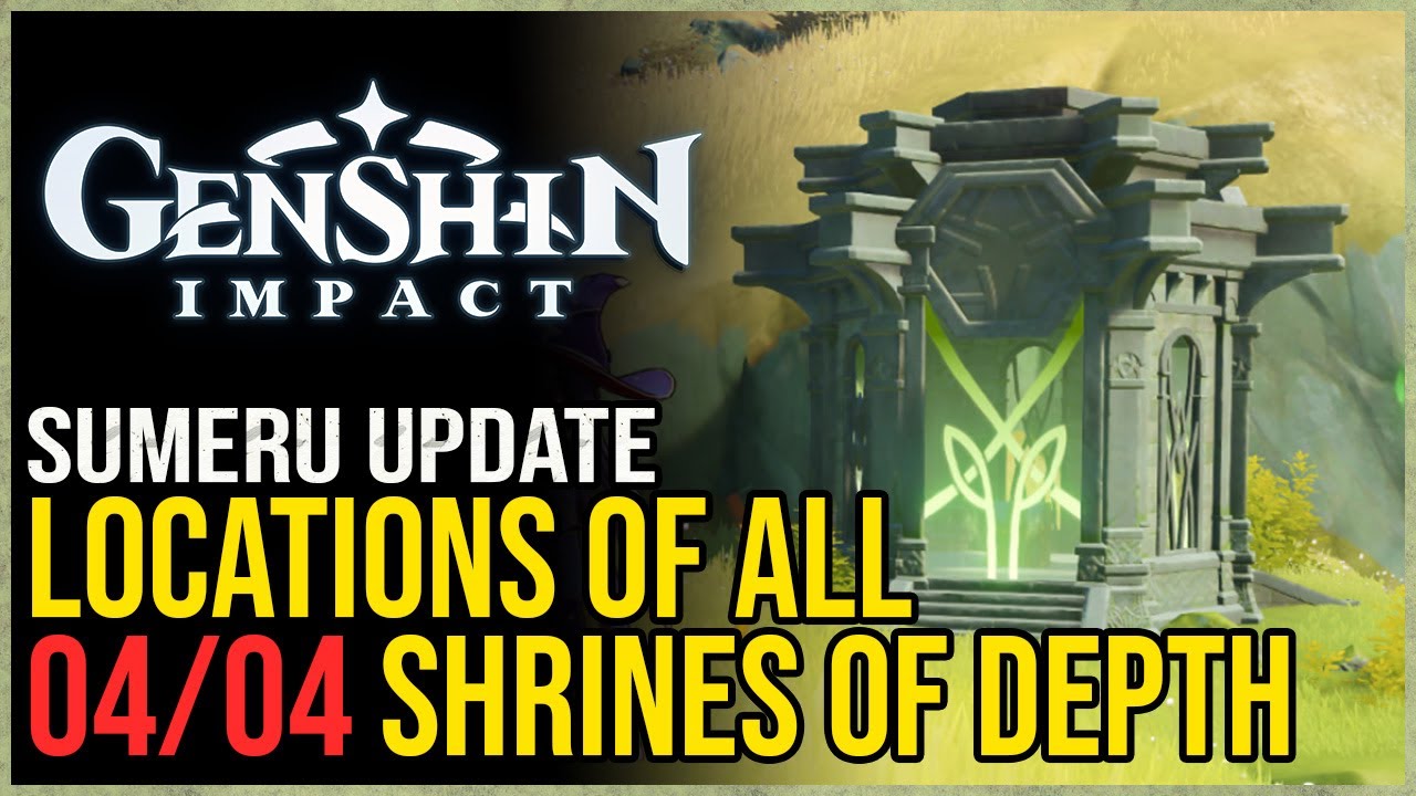 All Sumeru Shrine of Depth Locations Genshin Impact - YouTube
