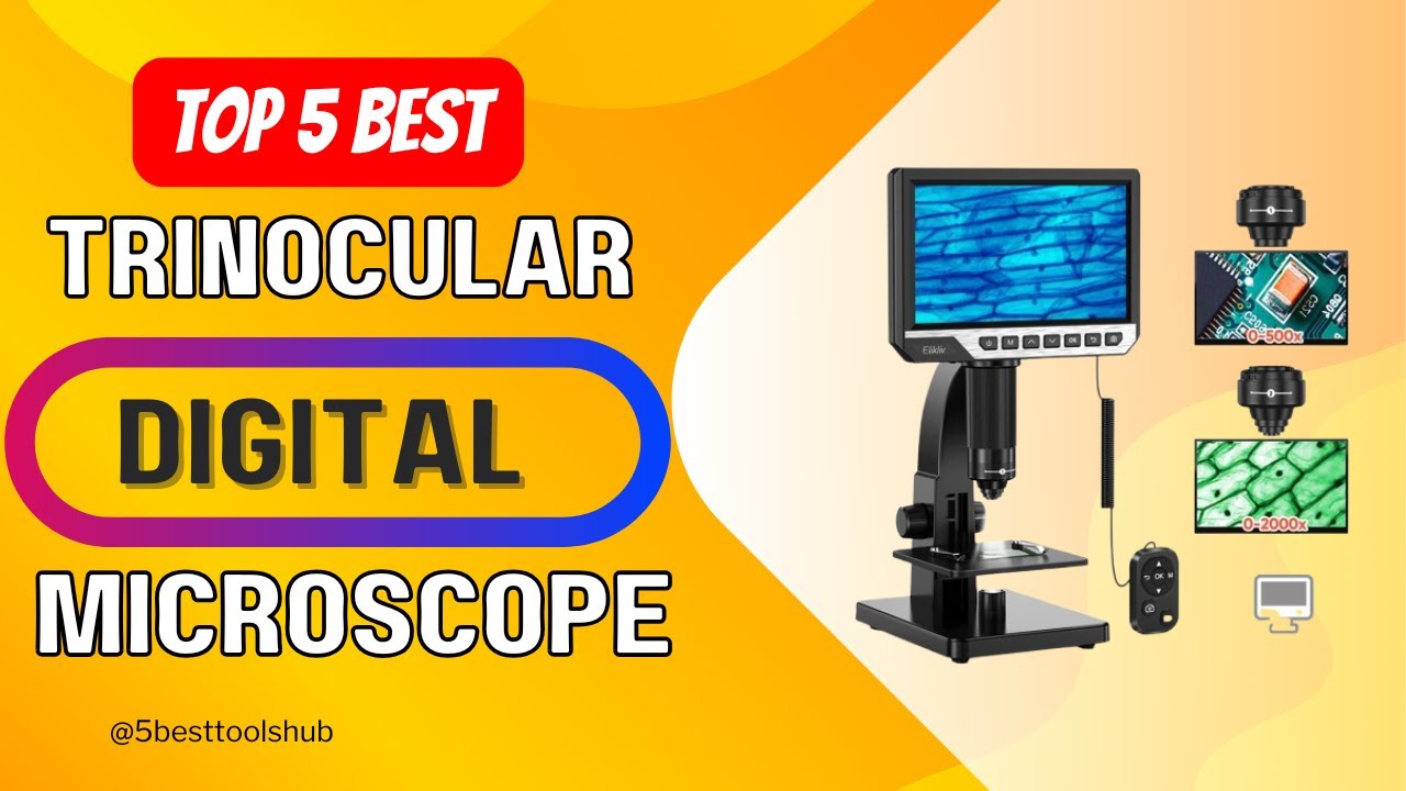 Top 5 Best Trinocular Digital Microscope 2024 - YouTube