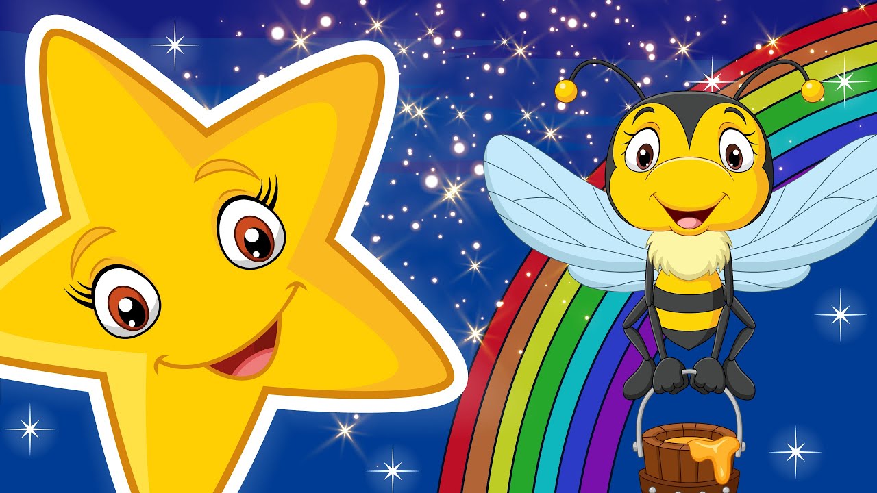 Twinkle Twinkle Little Star + Honey Bees - Nursery Rhymes & Kids Songs ...