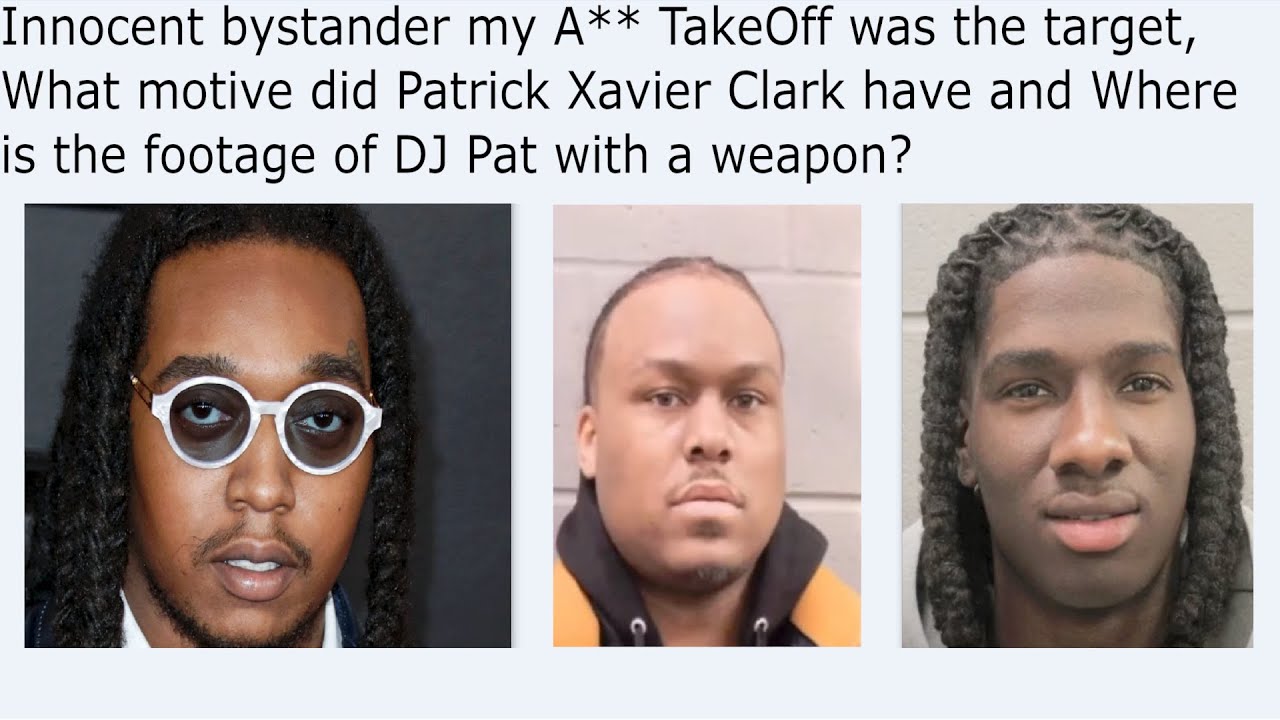 Innocent bystander my A** TakeOff was the target, What motive did Patrick Xavier Clark have and ...