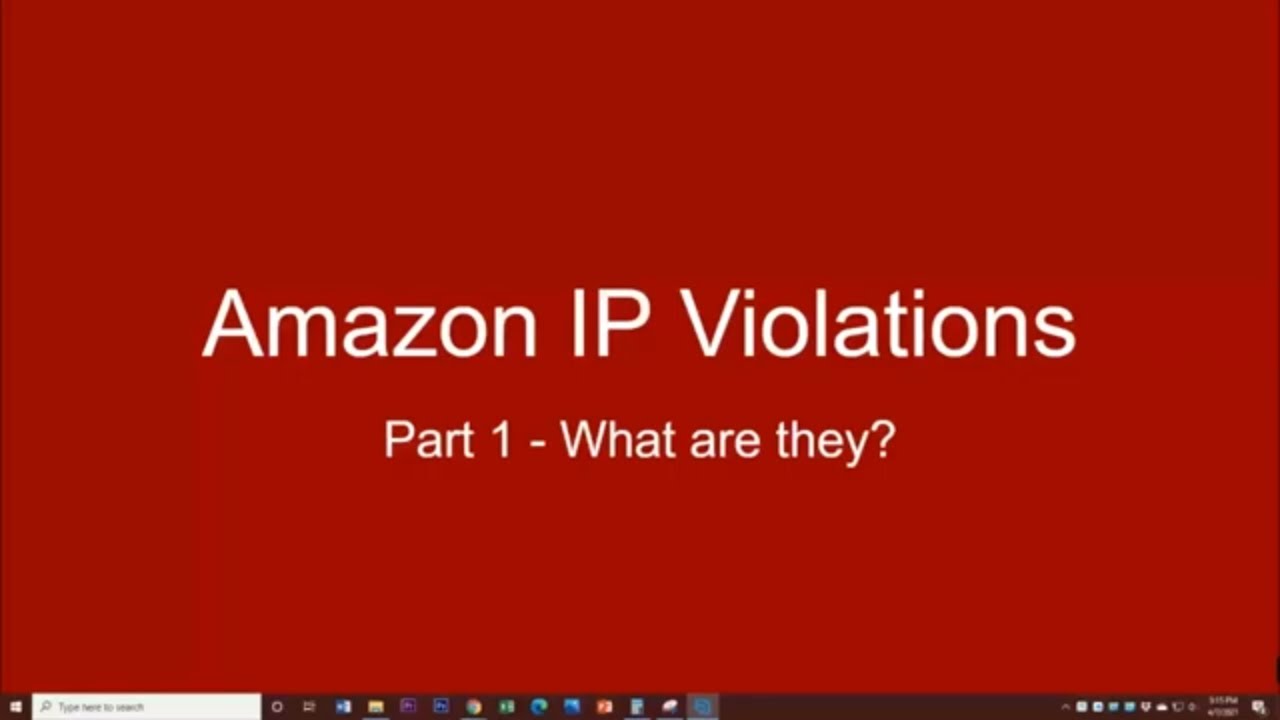 Amazon IP Violations - What are they? Part 1 - YouTube