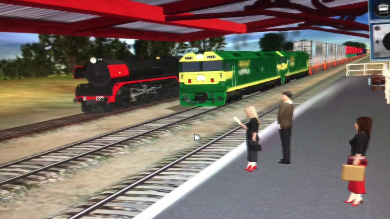 Trainz - Australian Downloaded departures #2 - YouTube