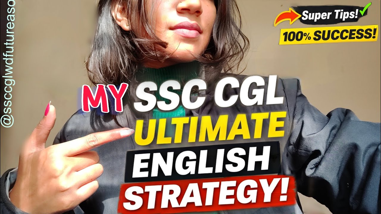 SSC CGL English STRATEGY! How to prepare English for SSC CGL 2026 - YouTube