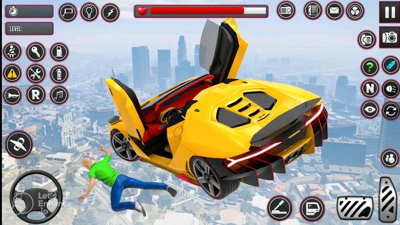 Flying Car Robot Shooting Game || Android Gameplay - YouTube