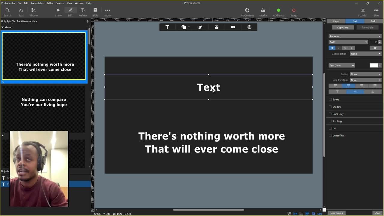 Multilingual Slides Setup ProPresenter 7 - YouTube