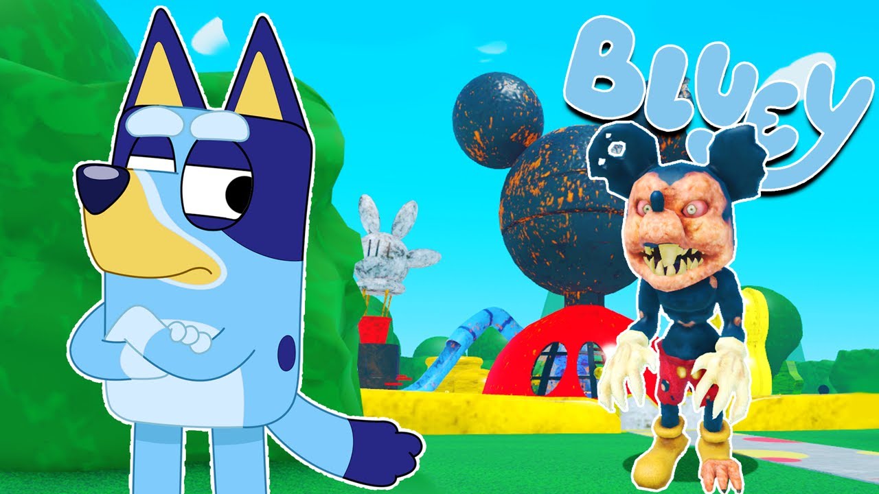 ¿Qué le PASO a MICKEY MOUSE en este MUNDO? | Las Aventuras de BLUEY en ...