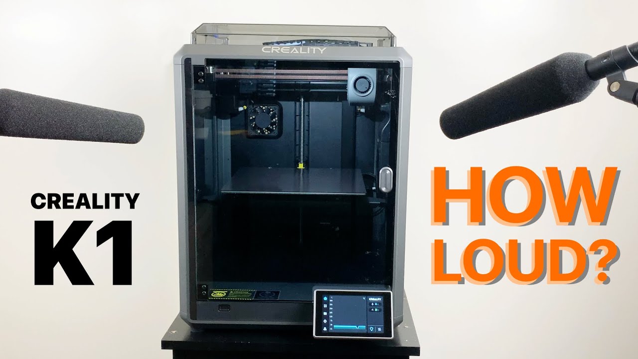 How loud is the Creality K1? (ultra-fast 3D printer) - YouTube