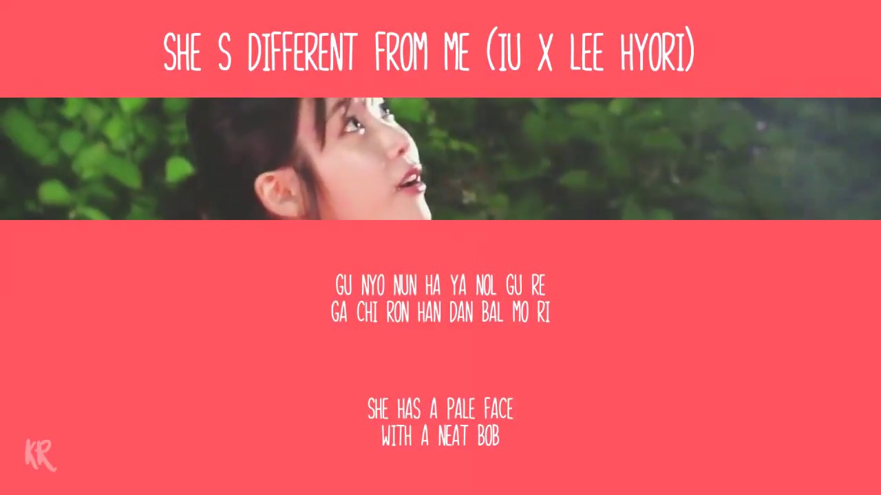 IU x Lee Hyori - She's Different from Me (easy lyrics) - YouTube