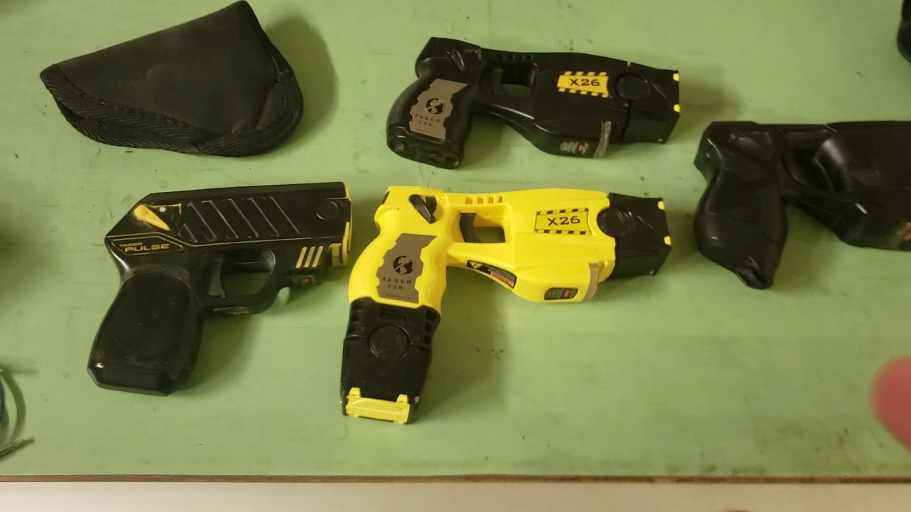 Taser size comparison - YouTube
